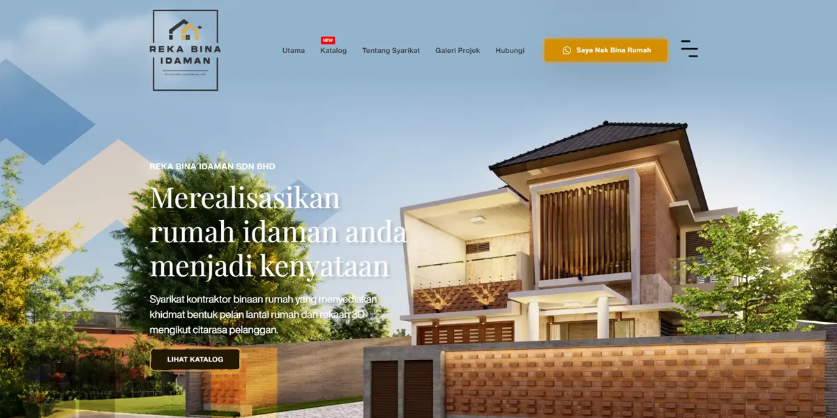 Katalog Rumah Lot Banglo - Kontraktor Rumah Selangor